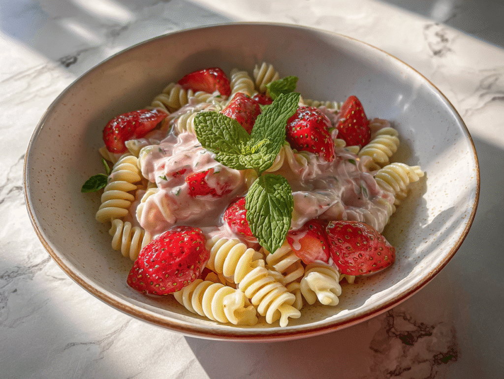 Polish Strawberry Pasta – Makaron Z Truskawkami Recipe
