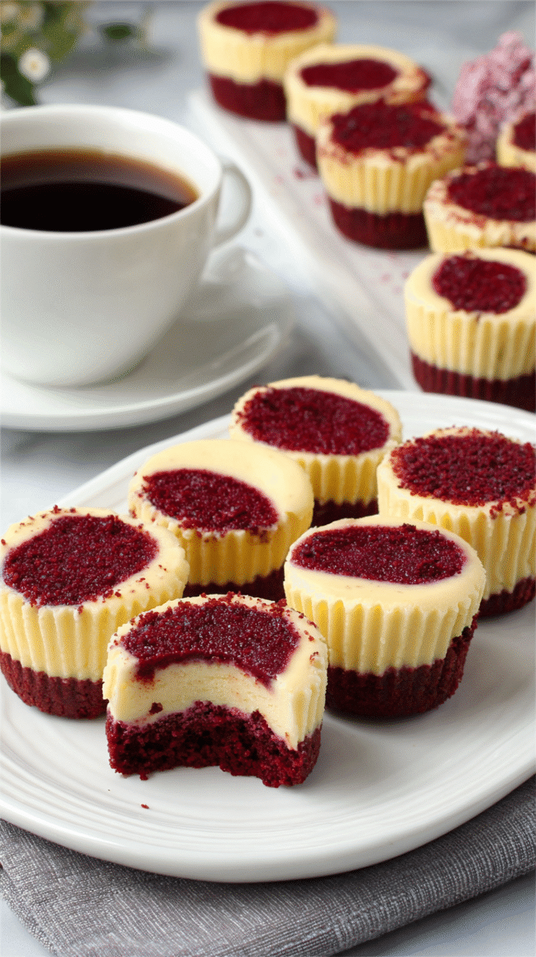 Mini Red Velvet Cheesecake Recipe