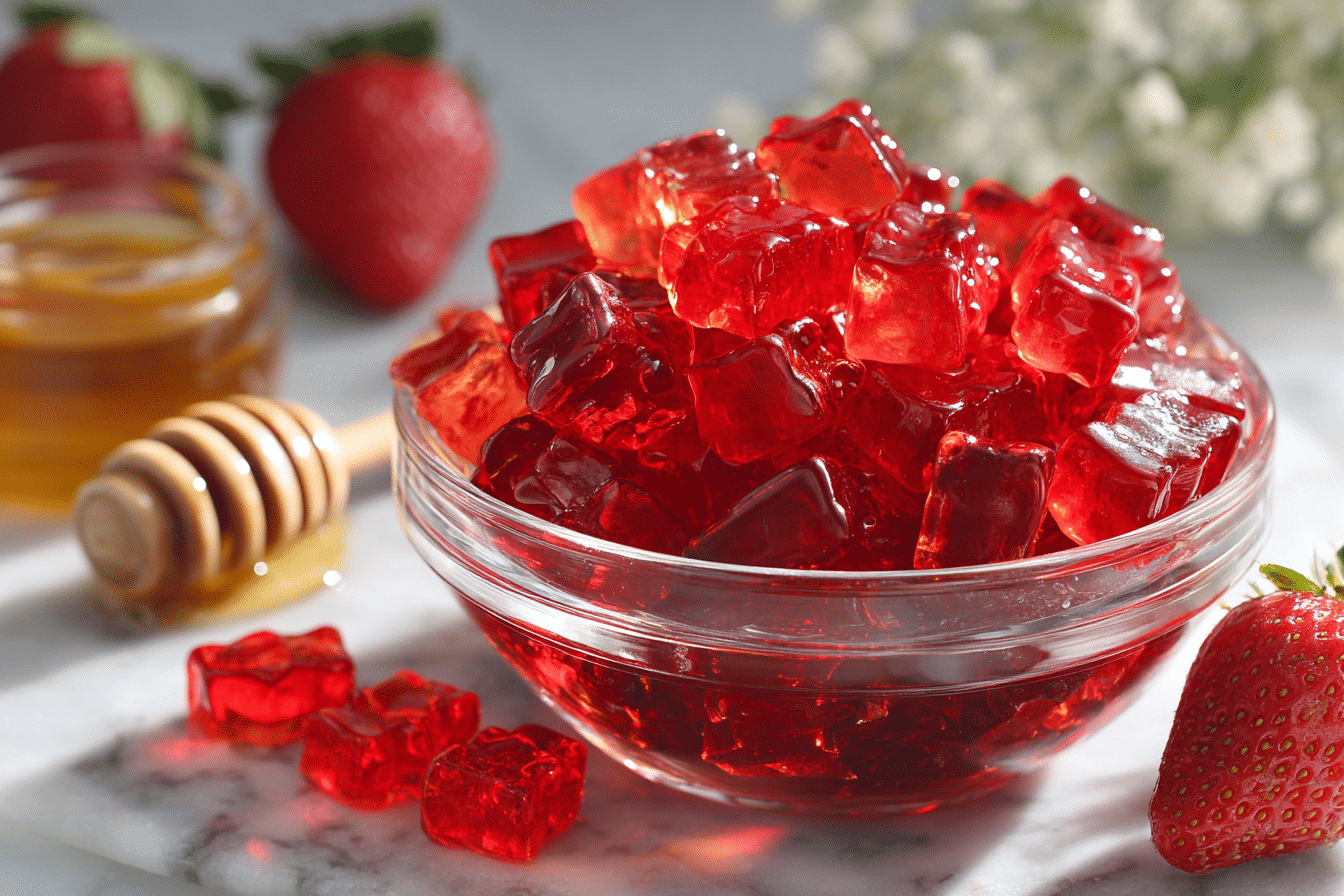 Craft Your Own Healthy Strawberry Gummy Bears at Home Recipe